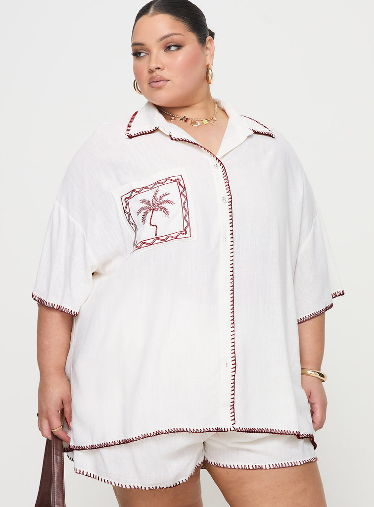 Palm Set White Curve | Princess Polly