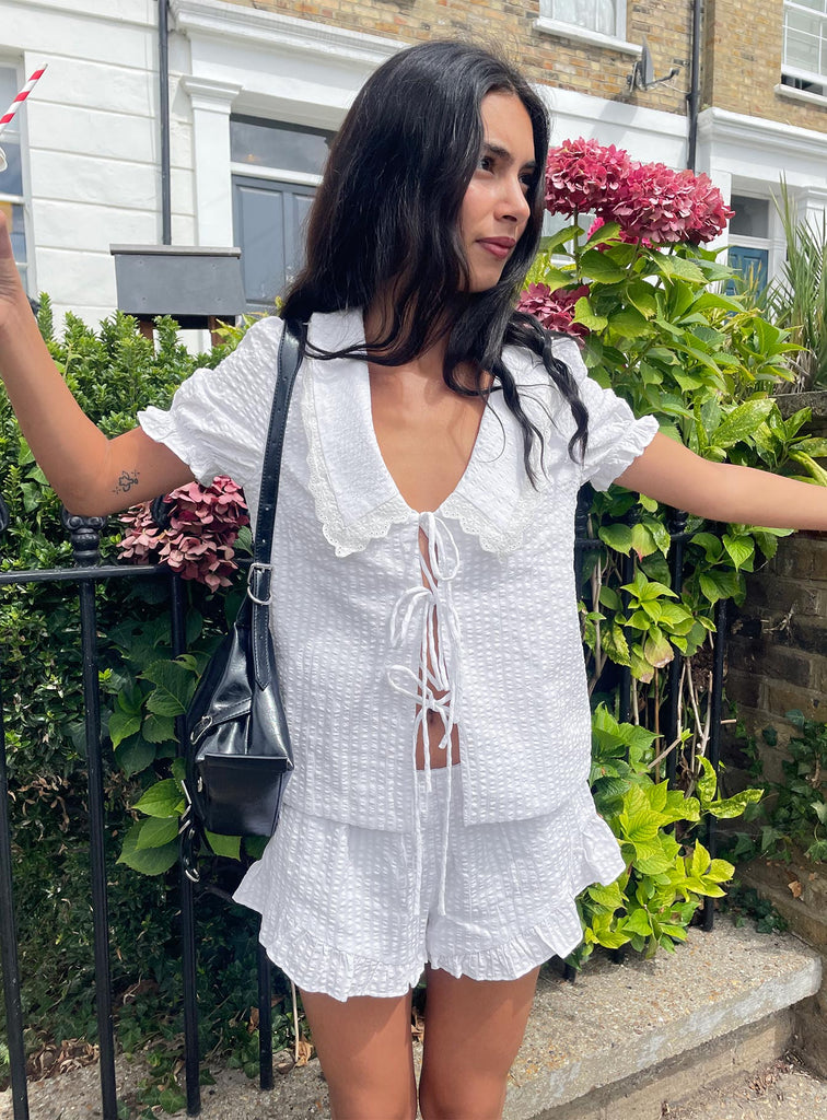 Eternal Sun Collared Set White | Princess Polly