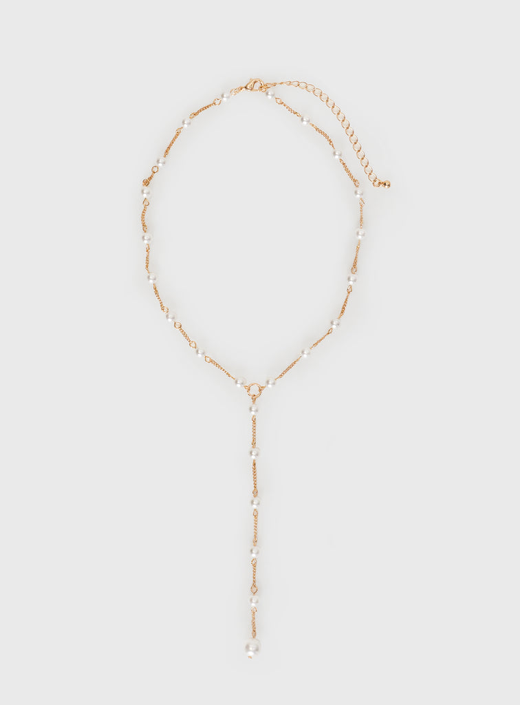 Lewin Necklace Gold | Princess Polly