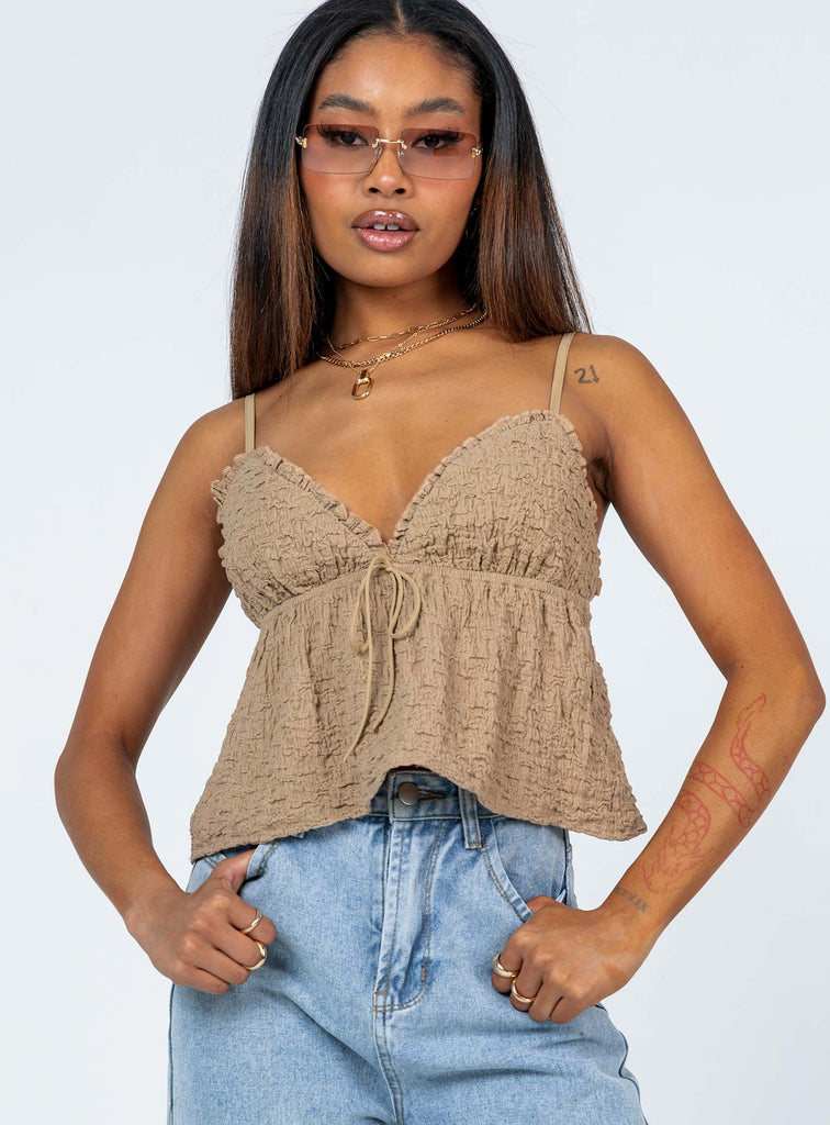 Kellan Top Mushroom | Princess Polly USA