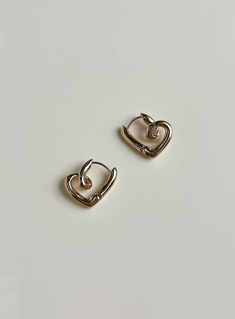 Samanta Earrings Gold | Princess Polly