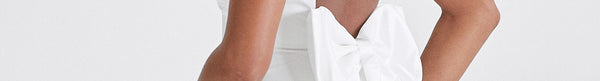 Linley Bow Mini Dress White