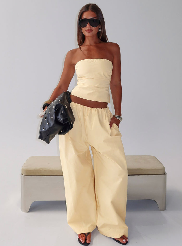 Tidekiss Pants Lemontini | Princess Polly