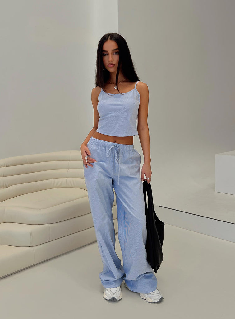 Paigey Set Blue / White | Princess Polly