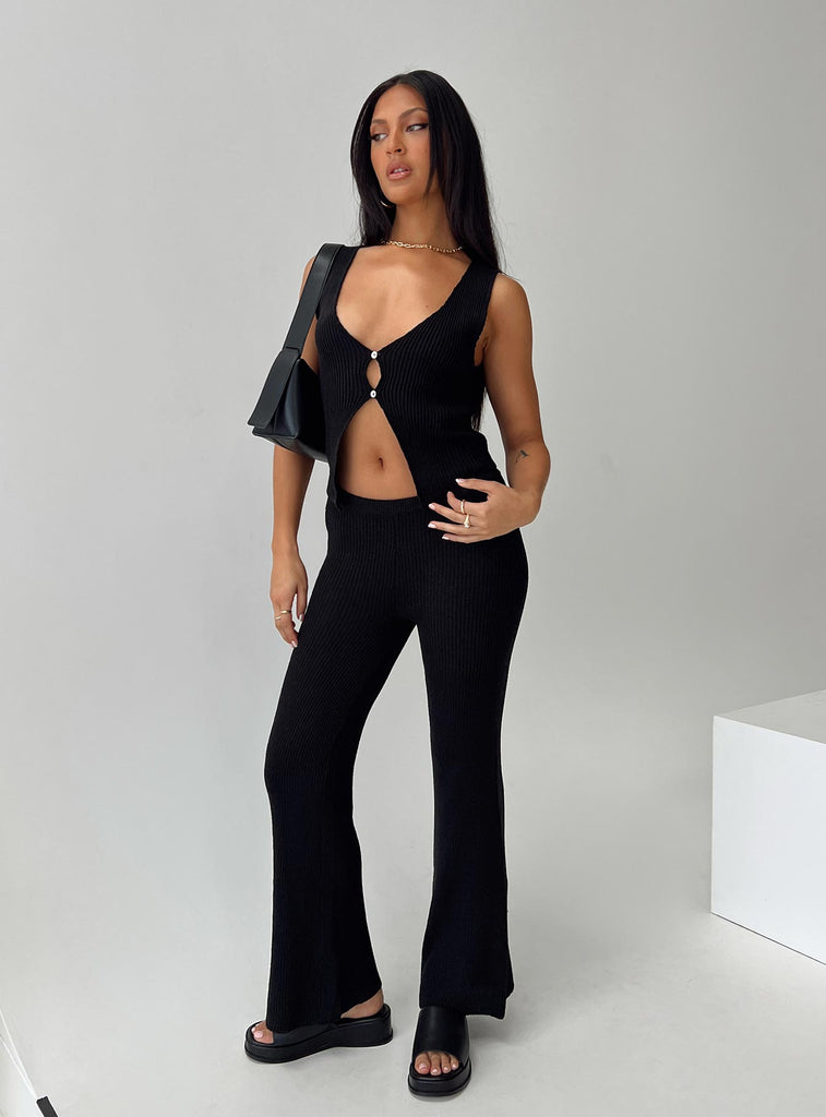 Jardine Knit Set Black | Princess Polly
