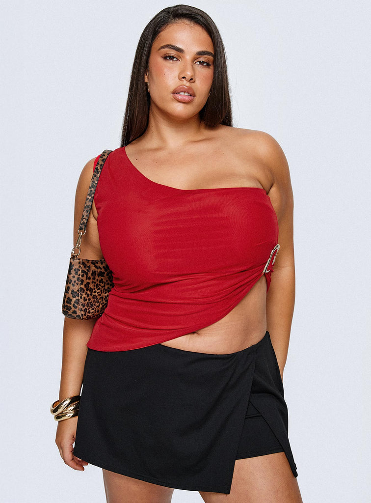 For The Thrill Skort Black Curve | Princess Polly