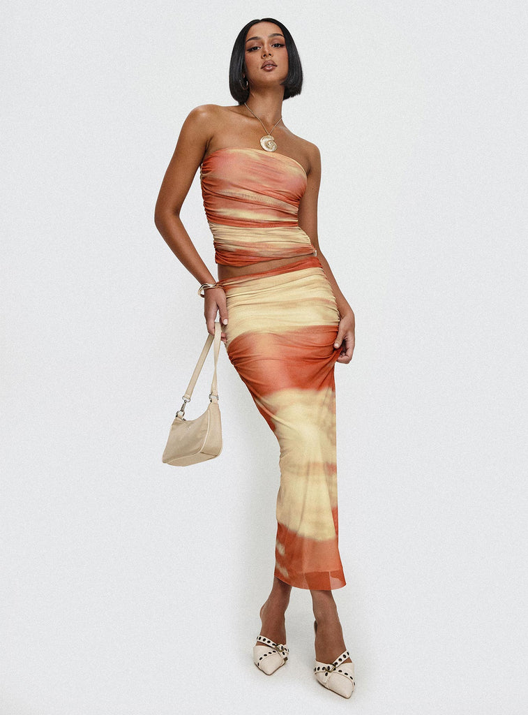 Greendale Set Orange Multi | Princess Polly