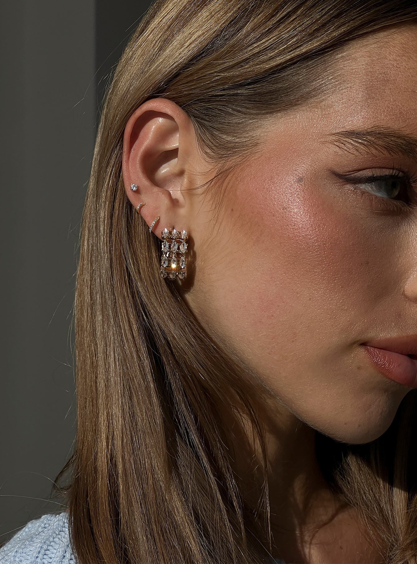 Ashlen Hoop Earrings Gold | Princess Polly