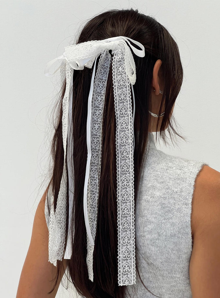 Enriquel Hair Tie Pack White | Princess Polly