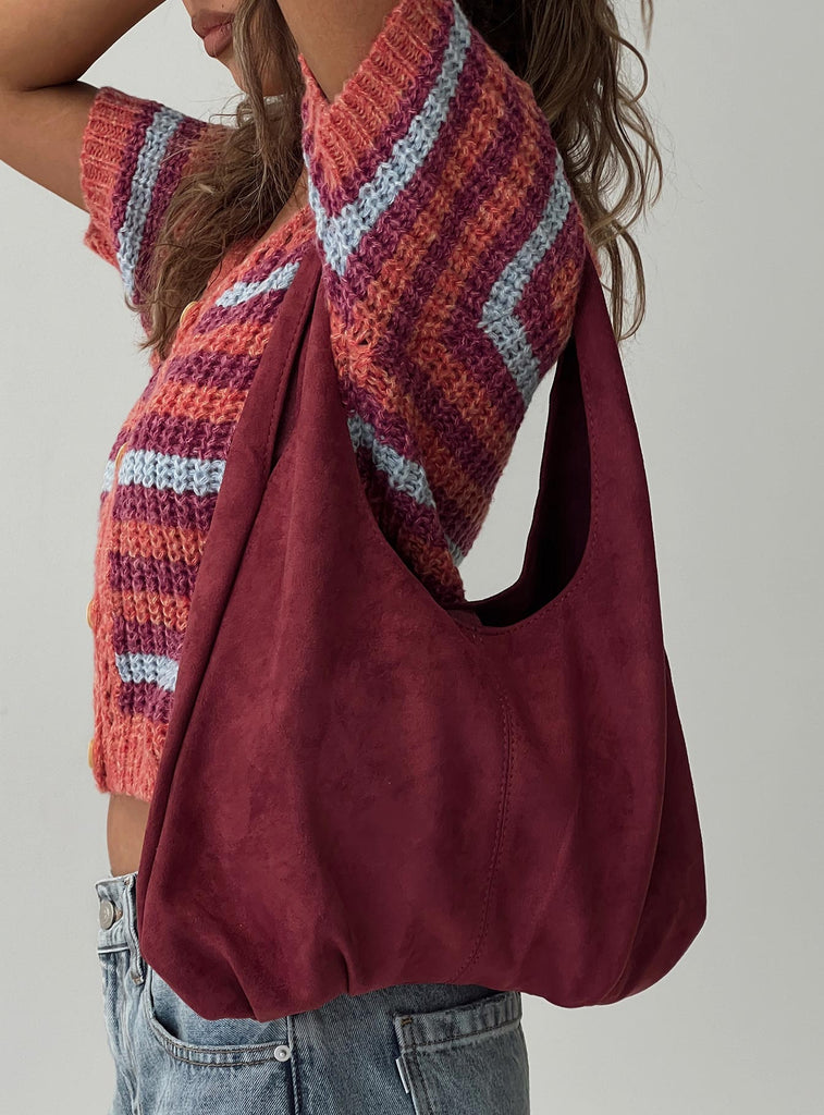 Zenia Shoulder Bag Mauve | Princess Polly USA