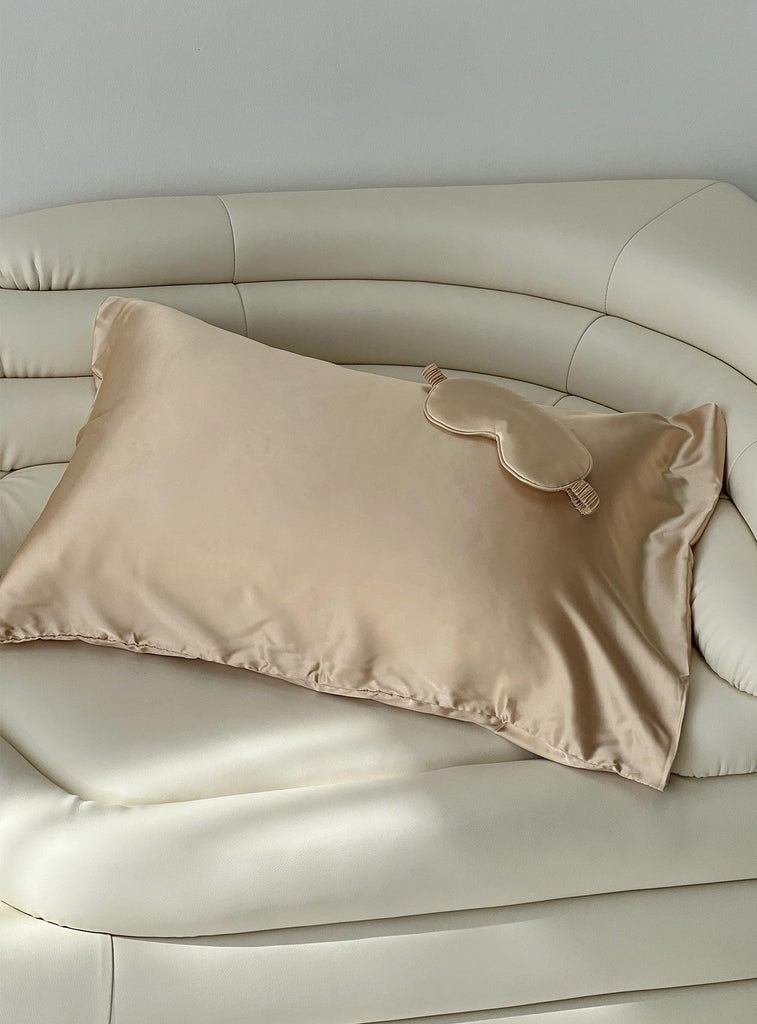 Mileah Sleep Set Champagne | Princess Polly USA