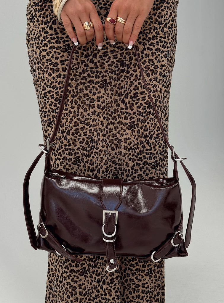 Anatolius Shoulder Bag Brown | Princess Polly