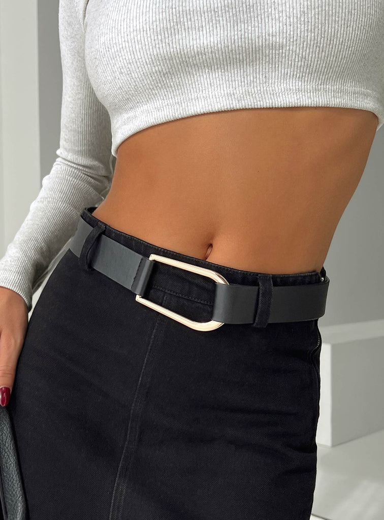 Keygan Belt Black | Princess Polly