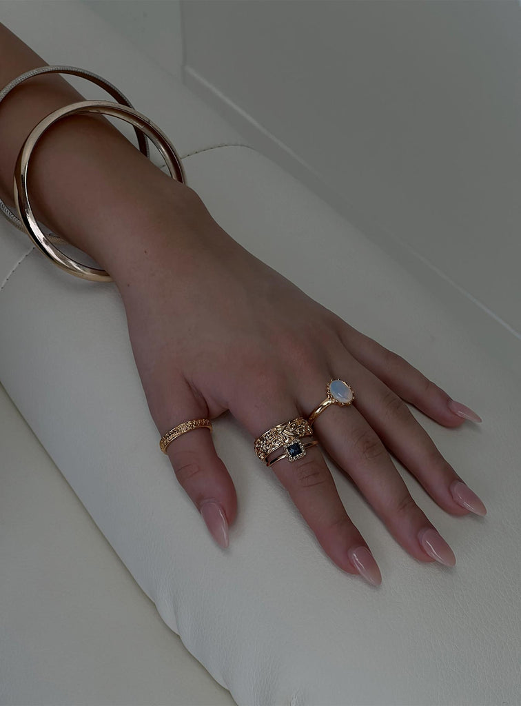 Market Jewels Ring Pack Gold | Princess Polly