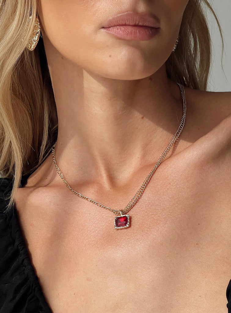 Astryd Necklace Gold | Princess Polly