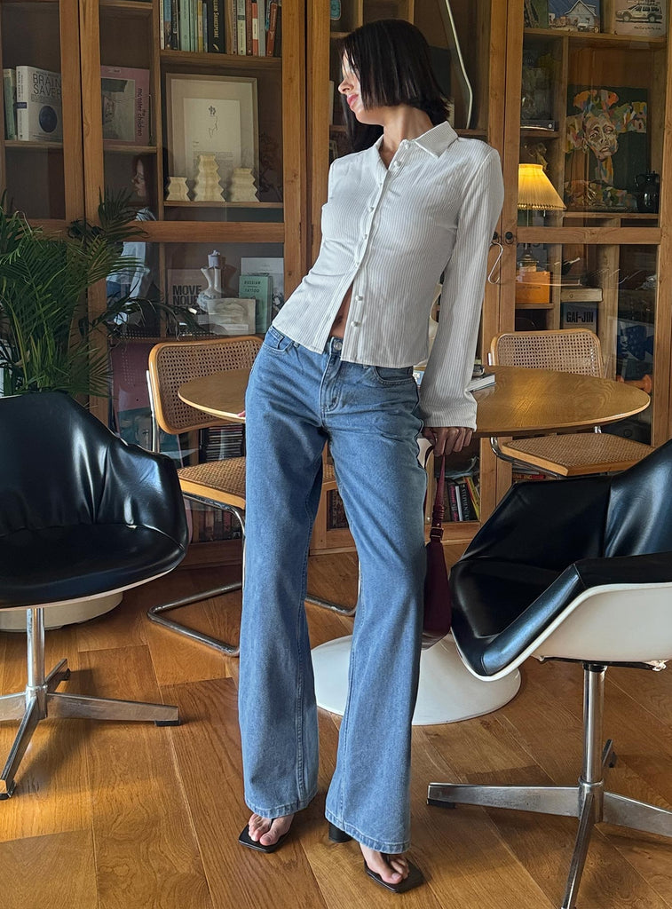 Maryanne Mid Rise Relaxed Jeans Mid Wash Denim | Princess Polly