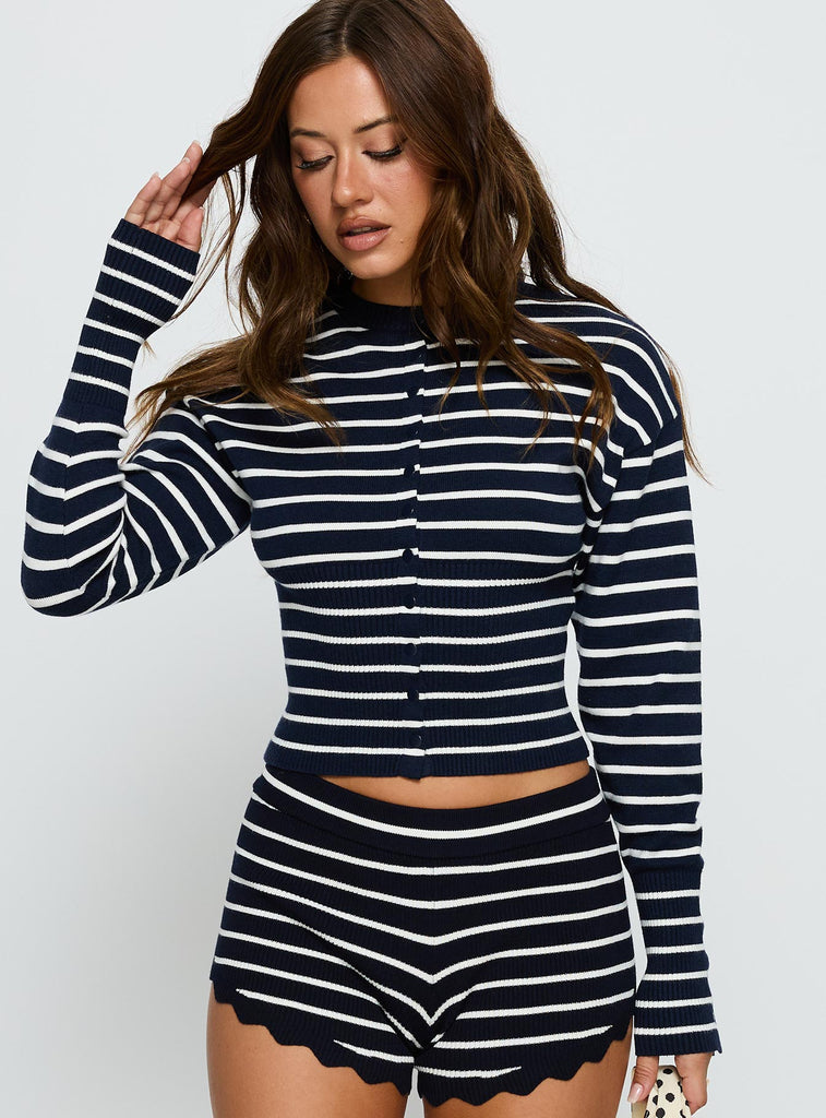 Head In The Navy Stripe | Princess Polly