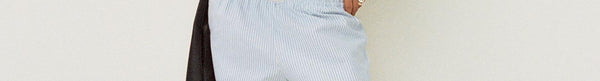 Beach House Pants Blue Stripe