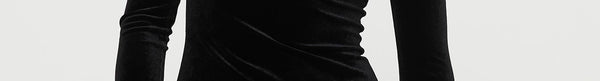 Mahoney Long Sleeve Mini Dress Black