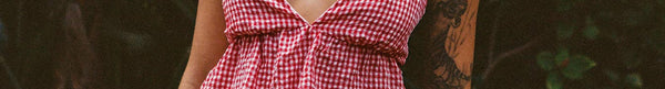 Lille Set Red Gingham