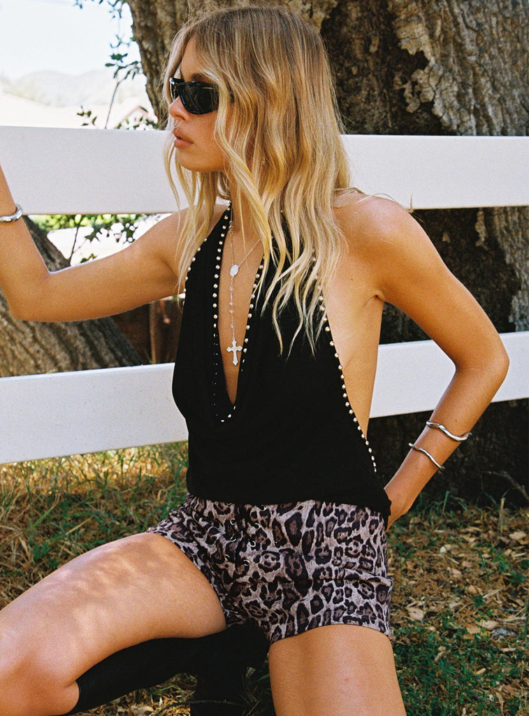 Lanner Shorts Leopard | Princess Polly
