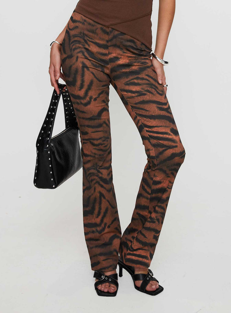 Andrina Straight Leg Pants Multi | Princess Polly