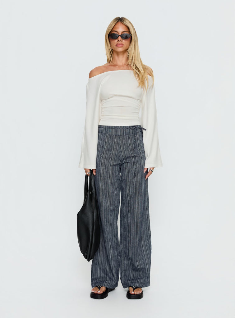 Rush Hours Tie Up Pants Black | Princess Polly