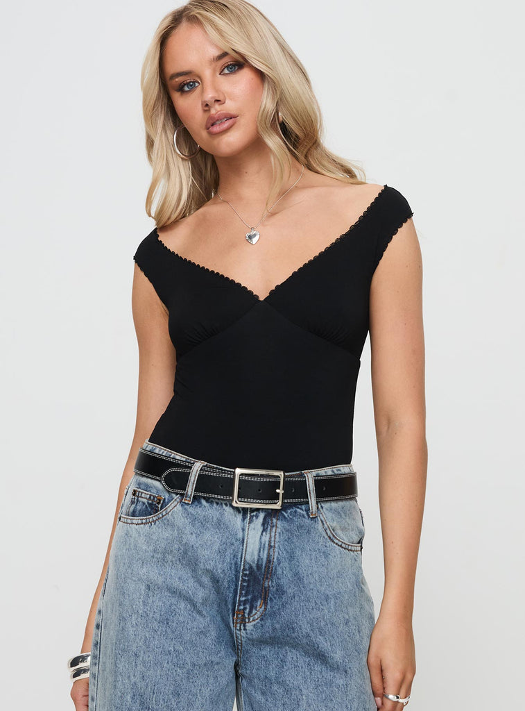 Body Princess Polly Faure Bodysuit Black Mujer Negras La Body Princess ...