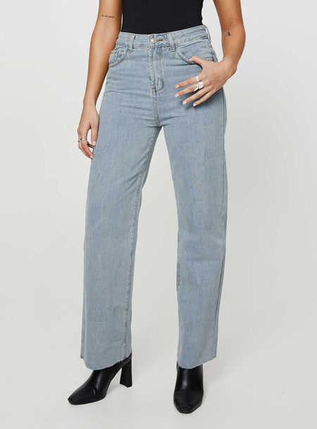 Straight Leg Jeans | High Waisted & Mid Rise | Princess Polly USA
