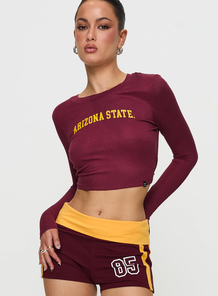 ASU Bring It Back Top Maroon | Princess Polly