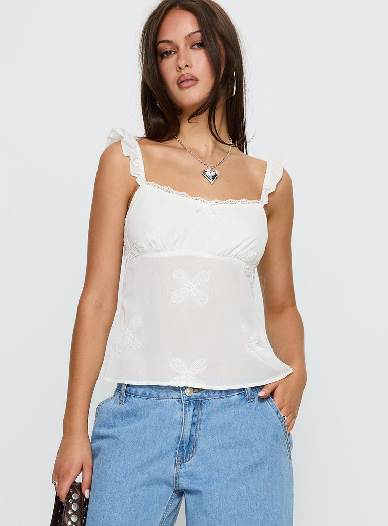 Madaleine Embroidered Top Pink | Princess Polly
