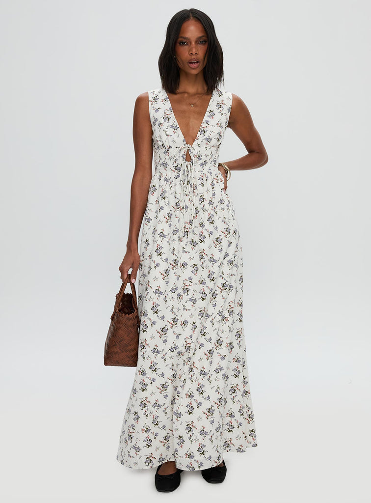 Pokey Maxi Dress Floral Multi | Princess Polly