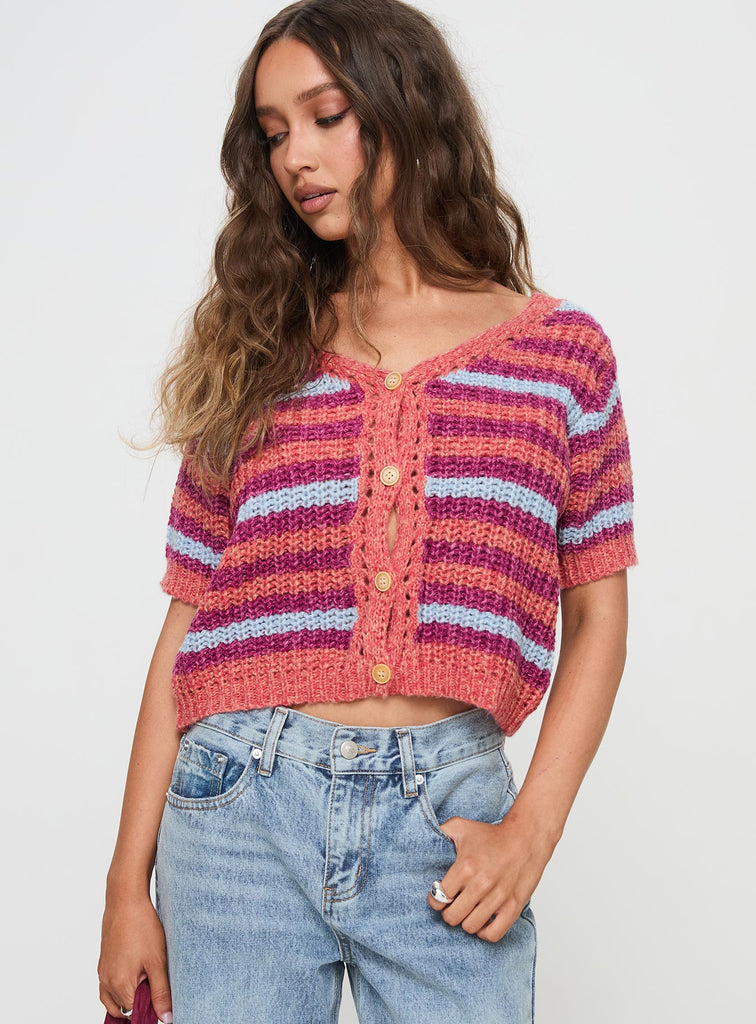 Compassion Knit Cardigan Multi | Princess Polly