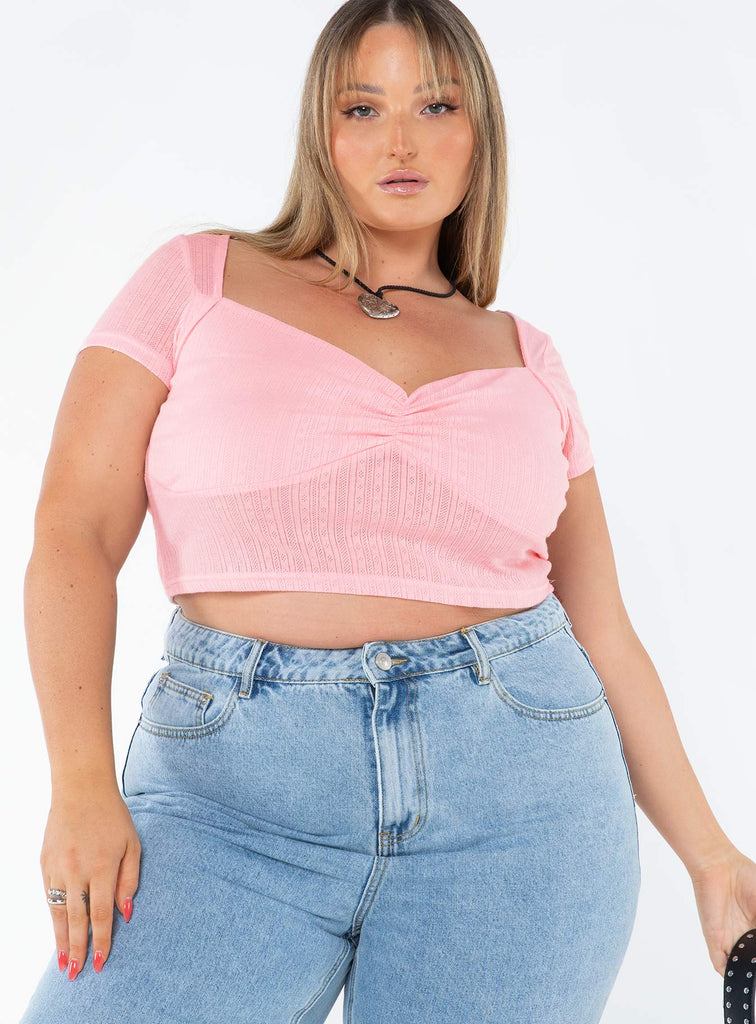 Kimura Top Pink Curve | Princess Polly