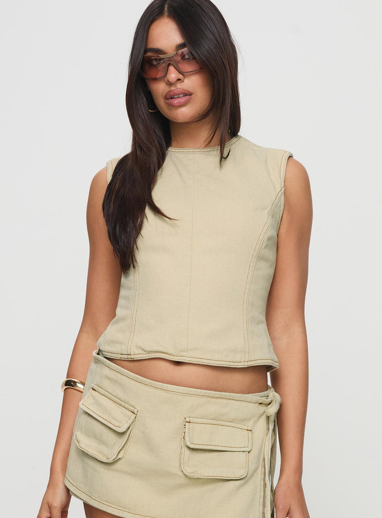 Countryside Top Ecru | Princess Polly