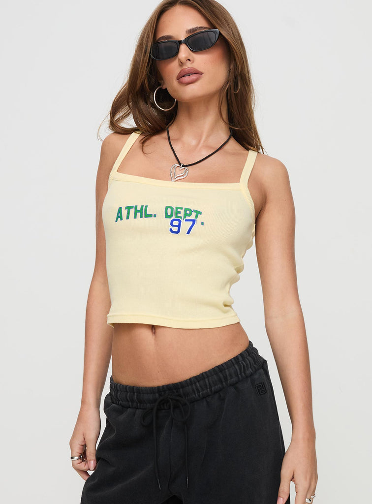Dept 97 Top Yellow | Princess Polly