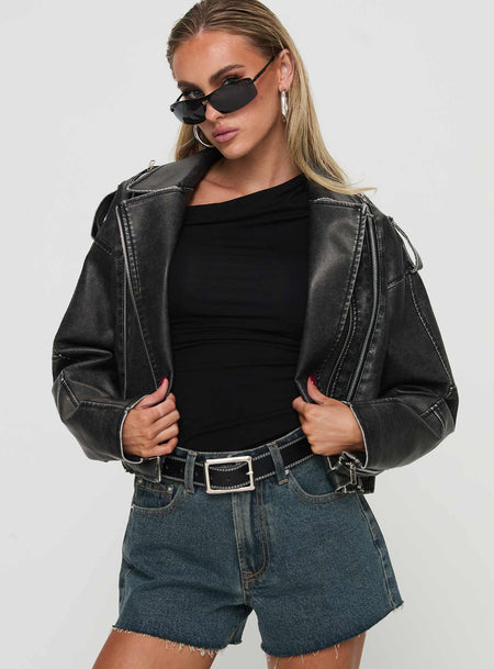 Faux Leather Jackets | Princess Polly USA