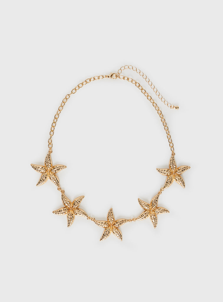 Starfish Necklace Gold | Princess Polly