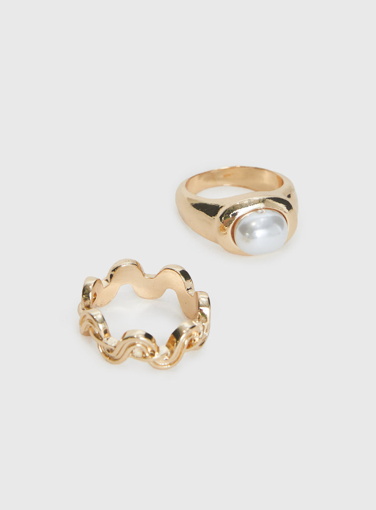 The Escape Ring Pack Gold | Princess Polly