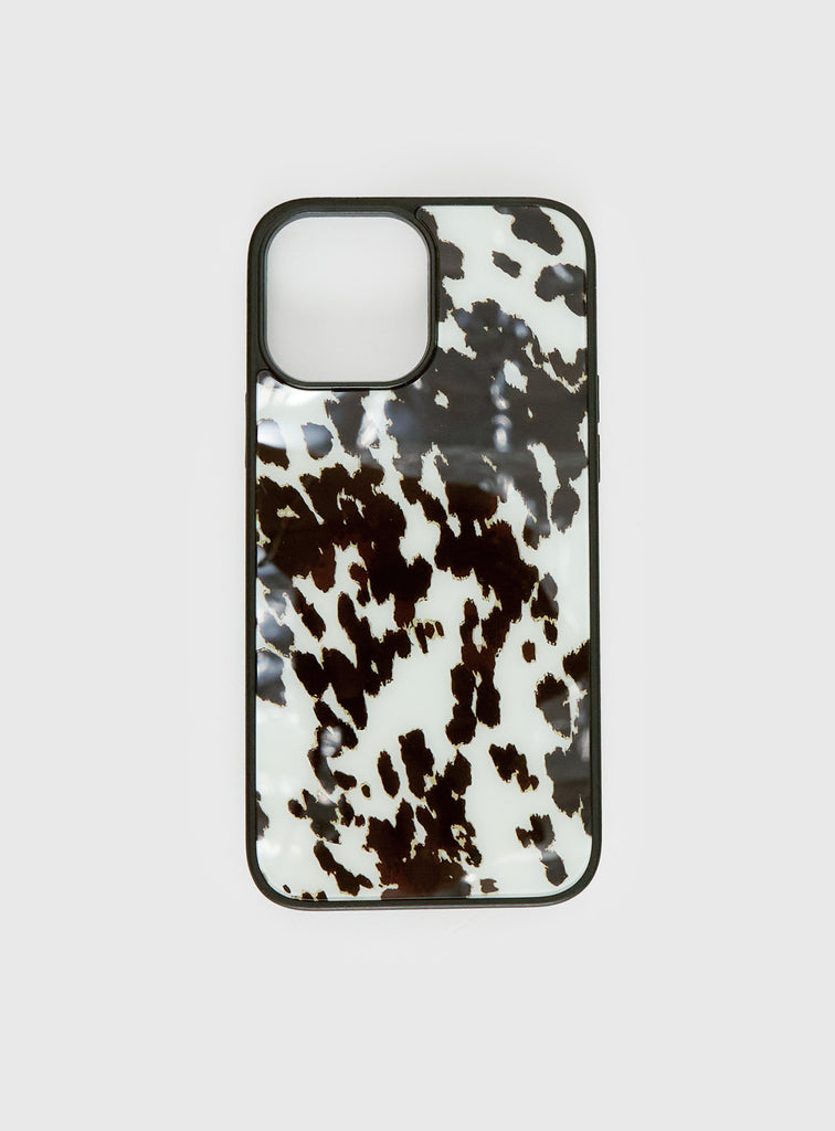 Retro Dream iPhone Case Cow Print | Princess Polly