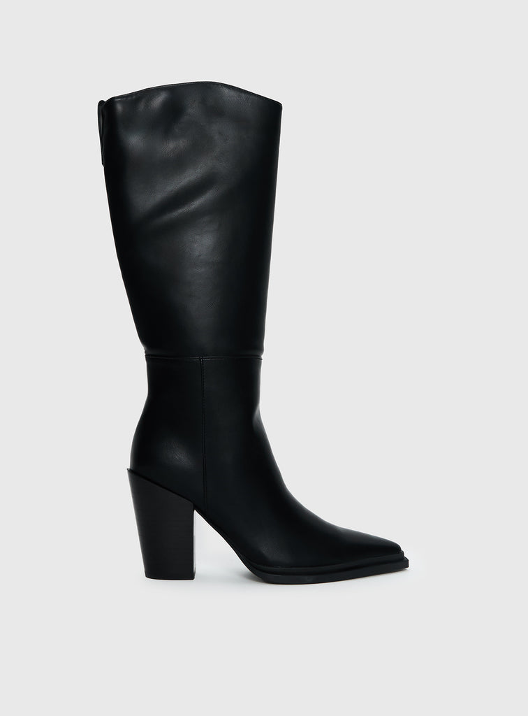 Billini Taleah Boot Black | Princess Polly