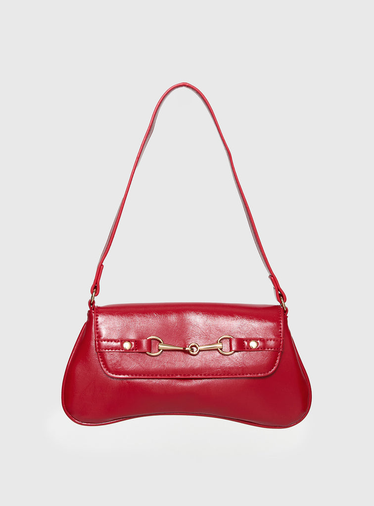 Pulse Shoulder Bag Red | Princess Polly