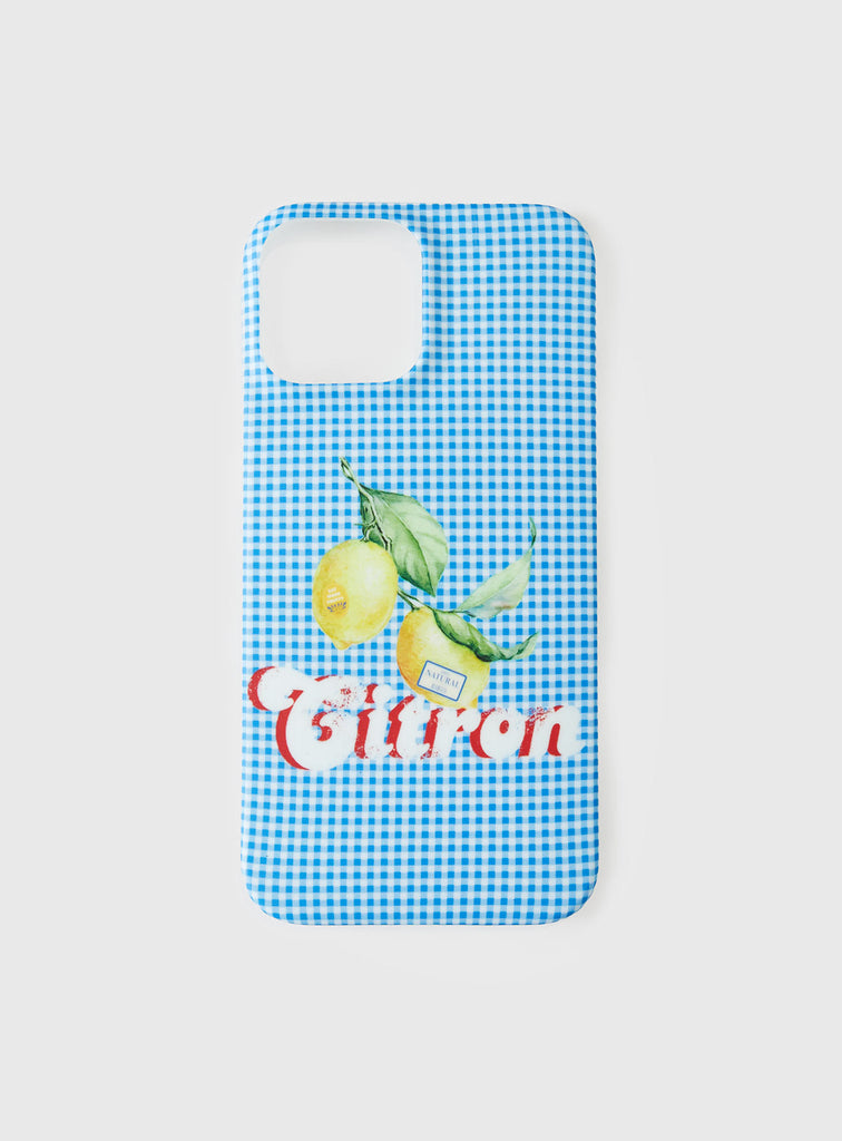 Citron Summer iPhone Case Blue | Princess Polly