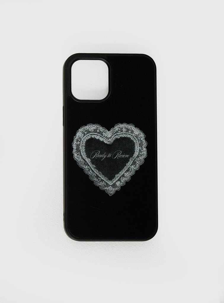 Ready To Receive iPhone Case Black | Princess Polly