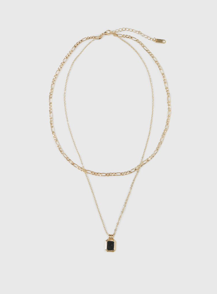 Atalanta Layered Necklace Gold | Princess Polly