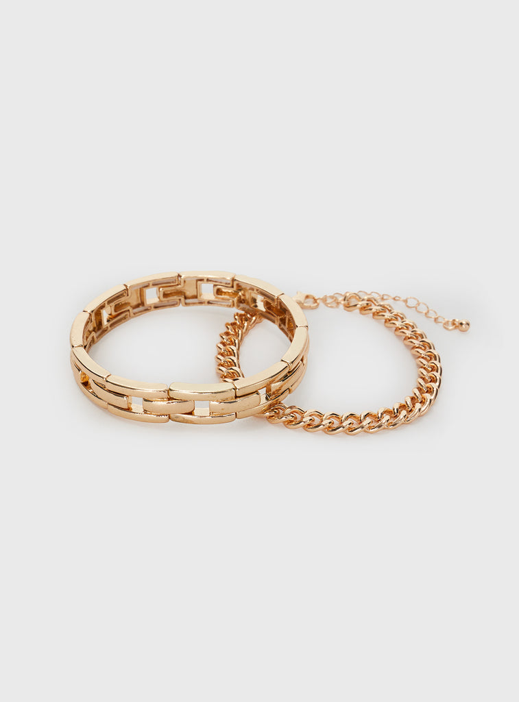 Mitzo Bracelet Pack Gold | Princess Polly