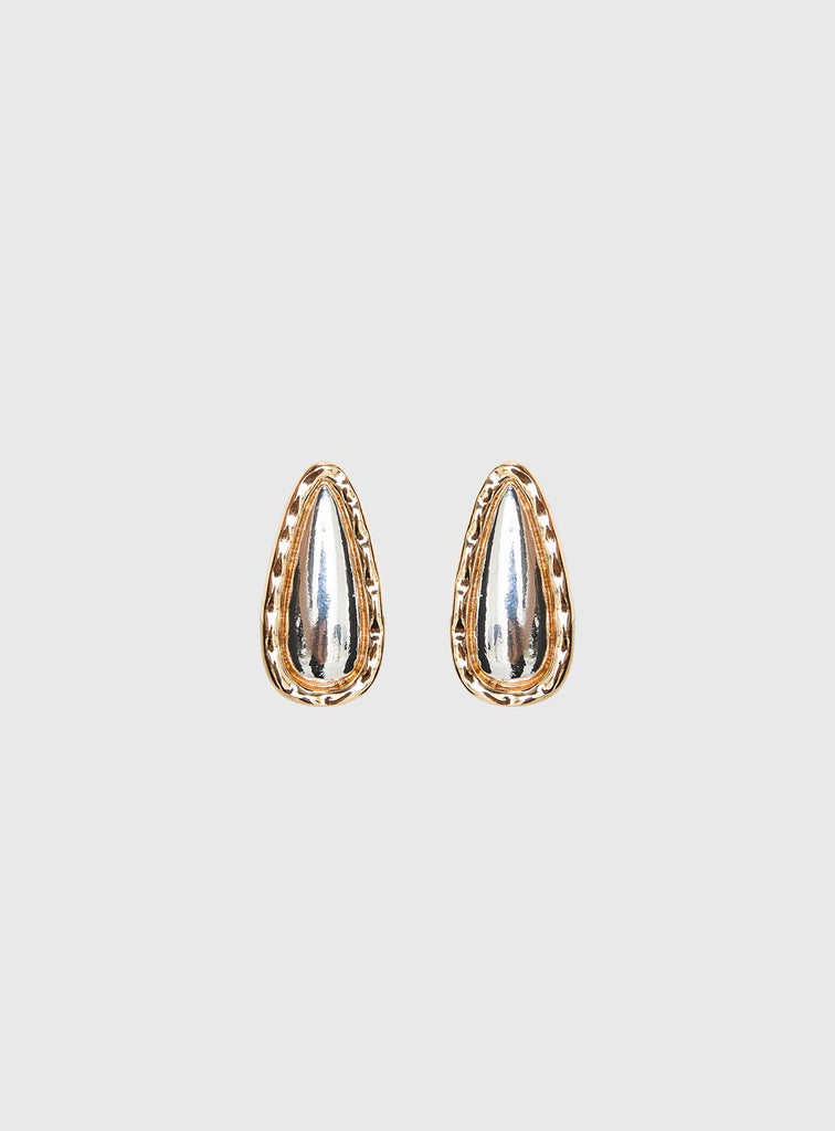 Natilee Teardrop Stud Earrings Multi | Princess Polly