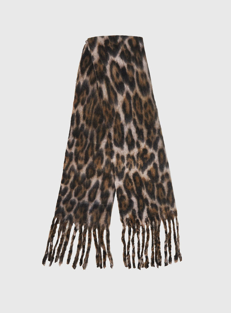 Away We Go Scarf Leopard | Princess Polly