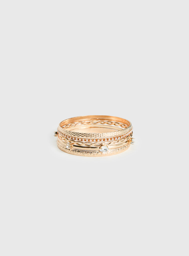 Valera Bracelet Pack Gold | Princess Polly