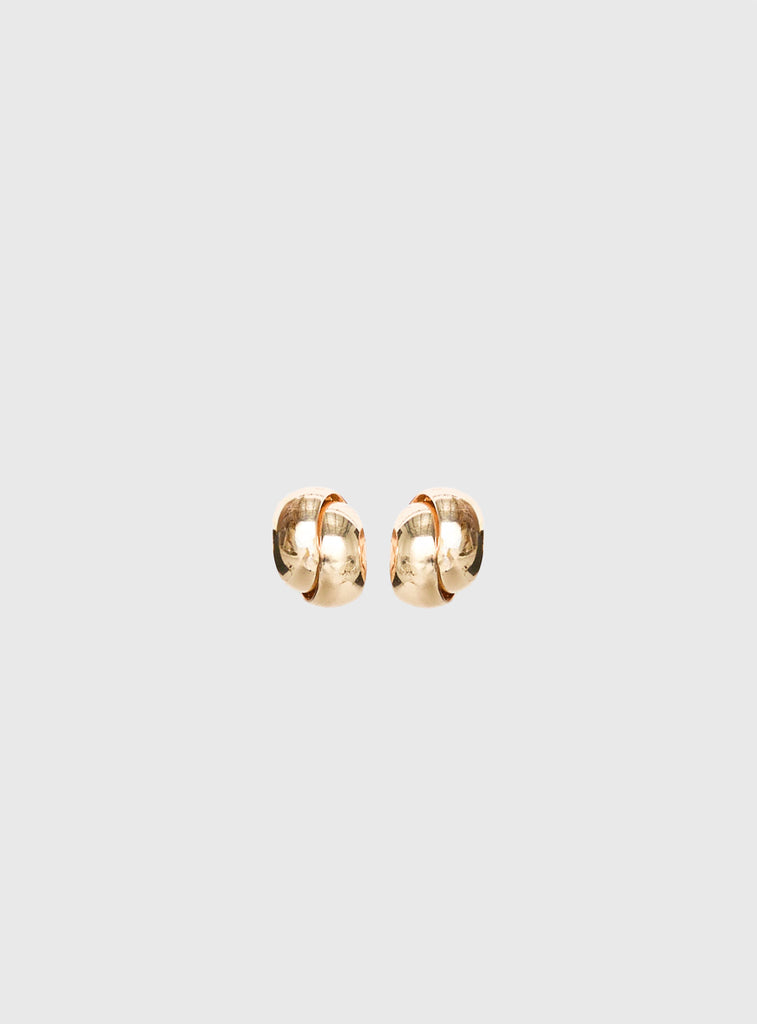 Beck And Call Earrings Gold | Princess Polly